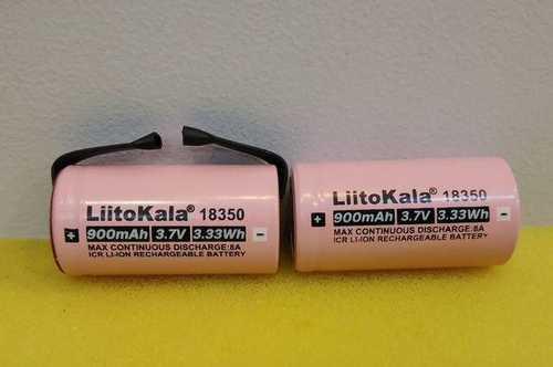 Аккумуляторы Li-ion LiitoKala 18350 900mAh 3,7V