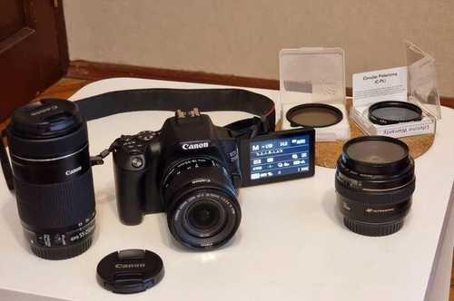 Зеркальная камера Canon 250D + Фотооборудование