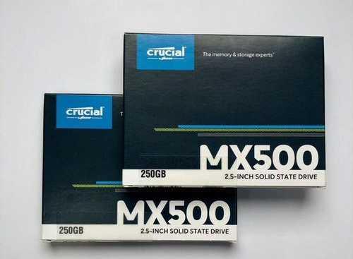 SSD crucial MX500 250 гб 2.5" Новые