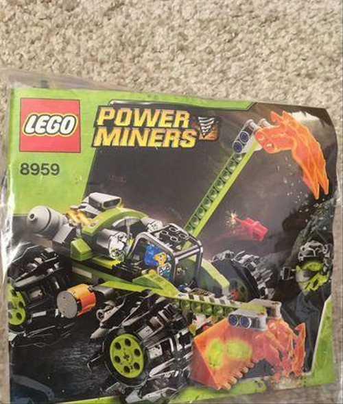 Lego 8959 power miners экскаватор С клешнями