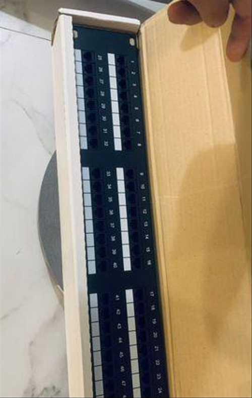 Patch panel cat 5e 48 port