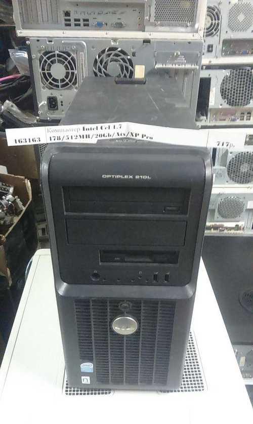 Компьютеры Intel Cel 1.7 478/512MB/20Gb/Atx/XP Pro