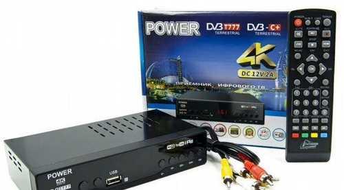 Цифровая приставка DVB-T "Power P-161"+12V внеш.бп