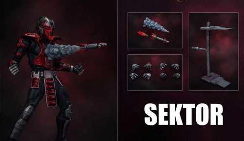 Сектор Sektor фигурка игрушка мортал комбат