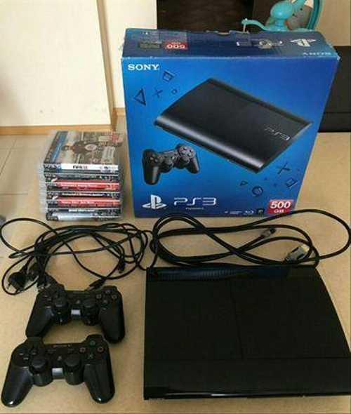 Sony PS3 +сборник игр 50/75/120шт