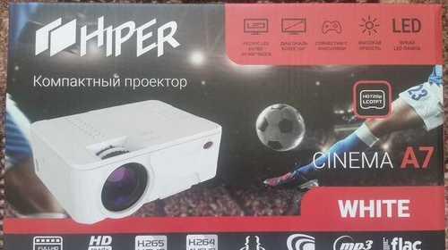 Видеопроектор мультимедийный hiper Cinema A7 White