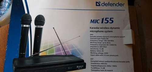 Микрофоны беспроводные Defender mic-155