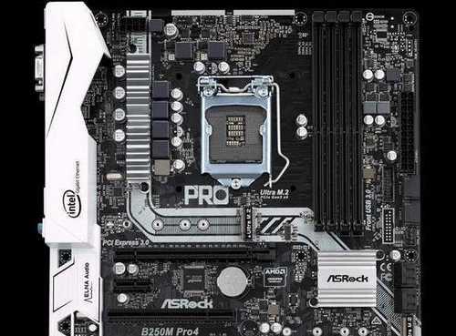 Материнская плата asrock b250m pro-4
