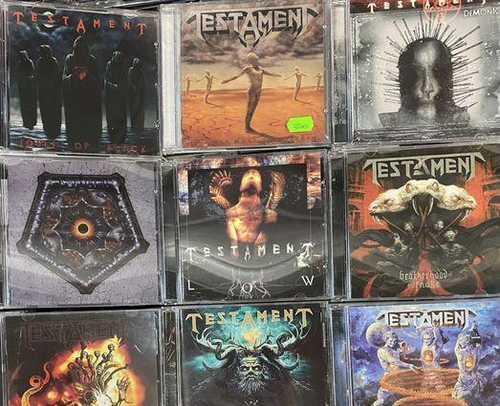 Testament. Музыкальные компакт диски. CD