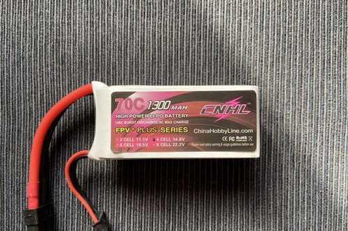 Аккумулятор cnhl 4S 1300mah 70C lipo