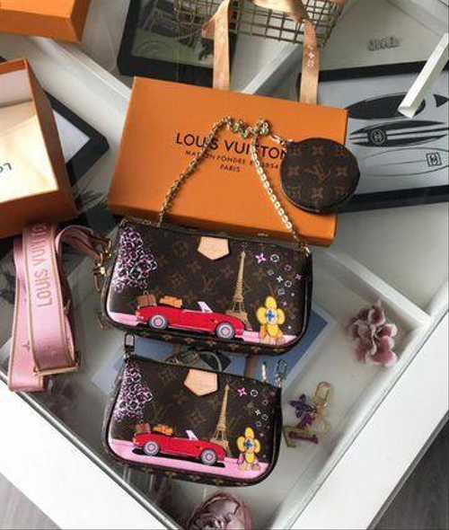 Новая сумка Louis Vuitton multi Pochette monogram