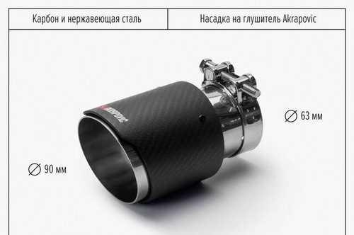 Насадка на глушитель akrapovic | Festima.Ru - Мониторинг объявлений
