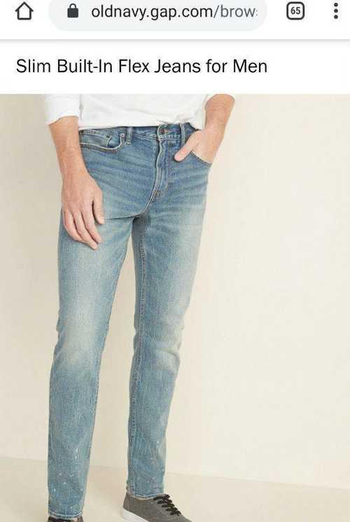 Джинсы Old Navy Gap Slim Built-In Flex 32