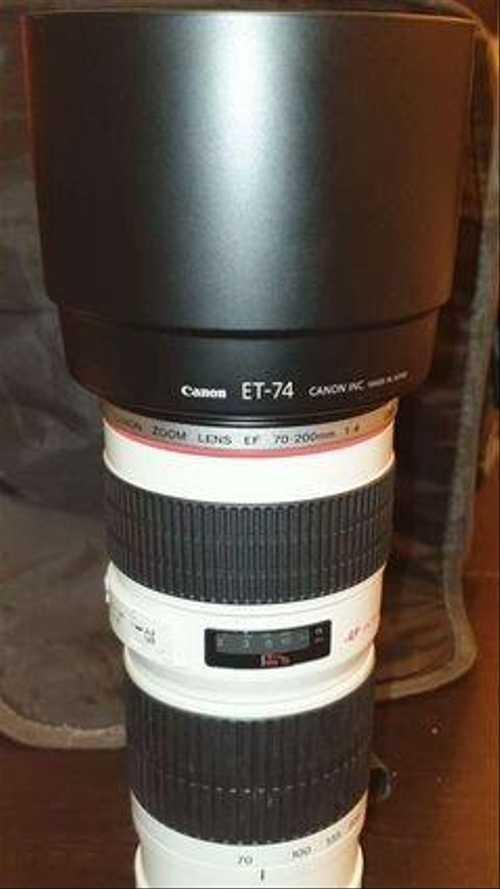 Фотообъектив Canon Zoom Lens EF 70-200mm 1:4 L USM
