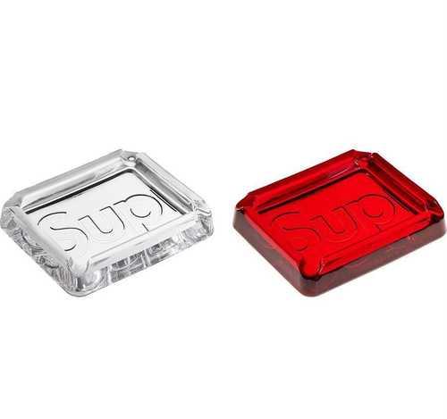 Пепельница Supreme Debossed Glass Ashtray
