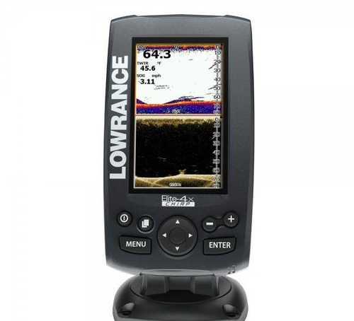 Эхолот Lowrance Elite-4 chirp 83/200+455/800 кГц