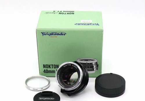 Voigtlander Nokton 40mm f/1.4 Leica-M