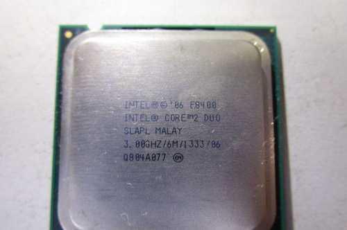 Процессор intel core 2 DUO E8400 3000MHZ