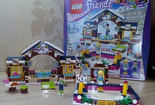 Lego Friends 41322 каток+подарок мини набор лего