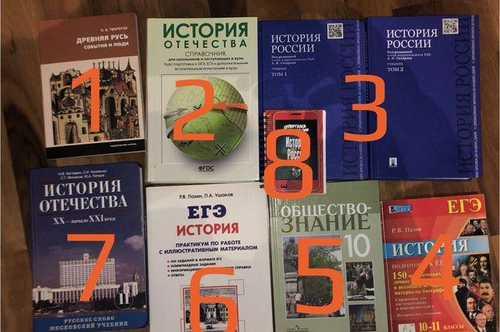 Книги и учебники для егэ по истории (11 класс) и о