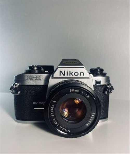 Nikon FG-20 + обьектив Nikon 50 mm 1.8 Japan