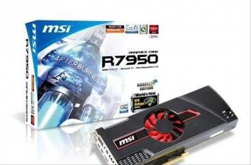 Игровая видеокарта MSI AMD Radeon HD7950 3Gb gddr5