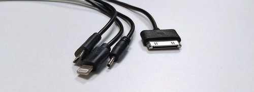 Кабель USB - Lightning, iPod, Nokia, micro-usb