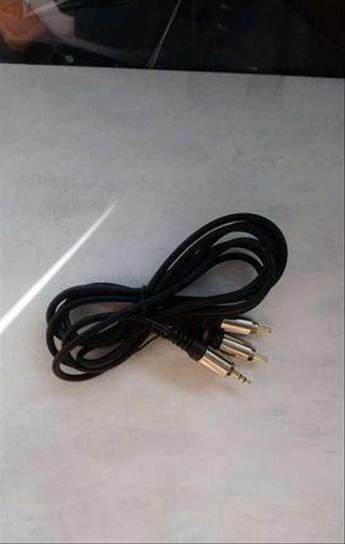 Аудио кабель 3,5mm jack(M) - 2 RCA (M)