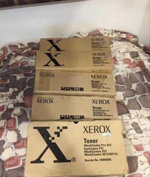 Xerox drum/toner картриджы