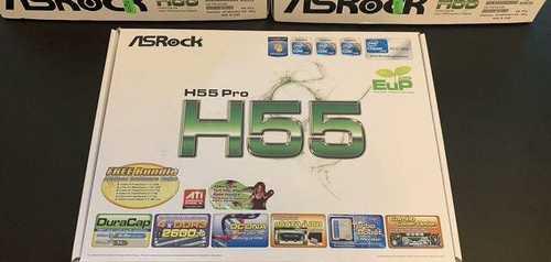 1156 Asrock H55 Pro Новые 6 шт