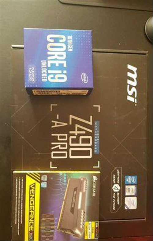 I9 10850k / msi z490-a pro / ddr4 32gb 3600