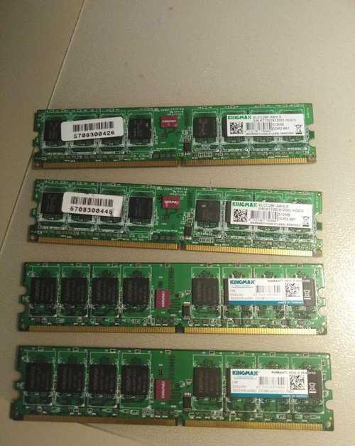 Оперативная память DDR2 kingmax 1GB/512MB