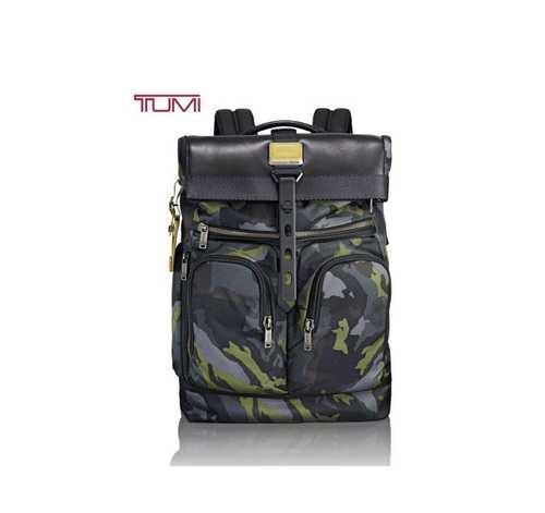 Новый Оригинальный Рюкзак Tumi London RollTop Camo