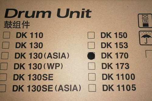 Drum unit dk170 Фото барабан для принтера киосера