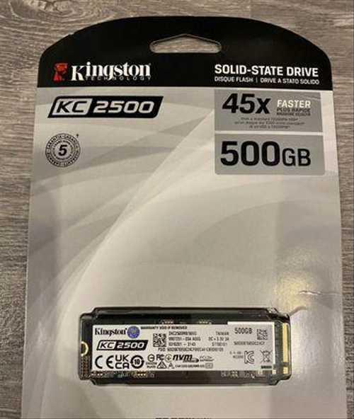 Твердотельный накопитель Kingston KC2500 SSD M2 50