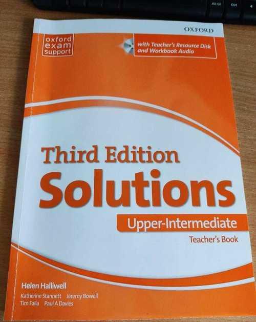 Книга для учителя Solutions Upper-intermediate+CD