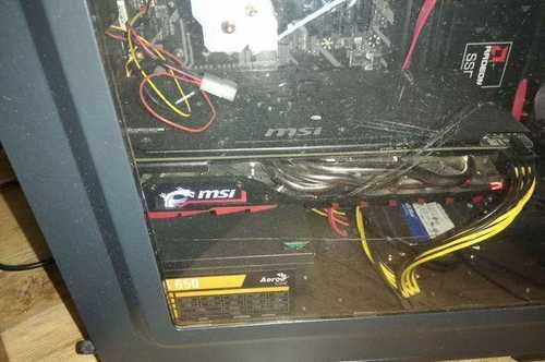 Видеокарта rx580 8gb msi бу