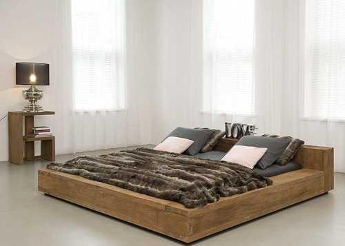 Двуспальная кровать-подиум лофт