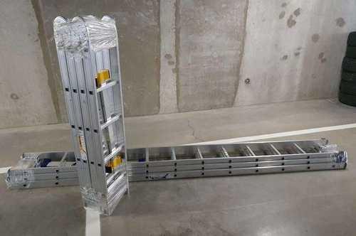 Лестница алюминиевая алюмет 5312 3Х12, трансформер