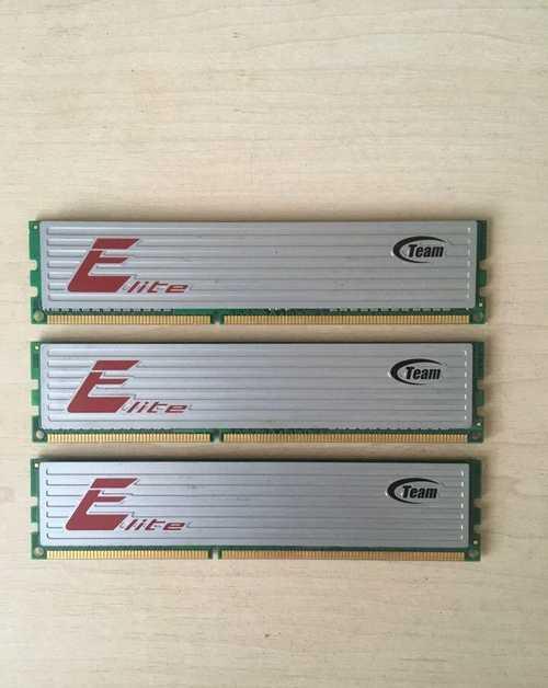 Память Team Elite DDR3 6Gb 1333 MHz