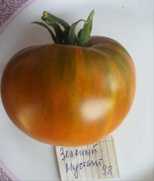 Семена коллекционных томатов Зеленый мустанг