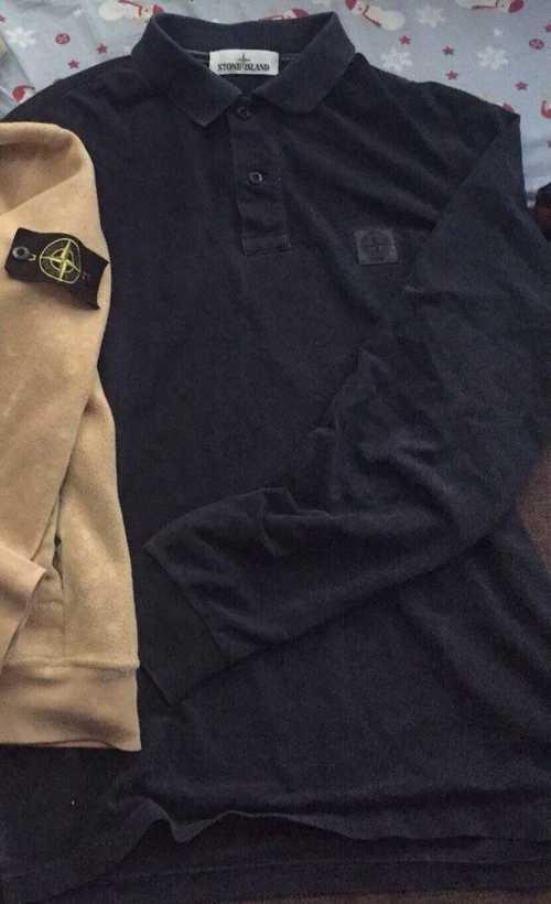 Лонгслив Stone Island поло