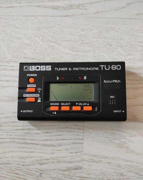 Boss TU-80 tuner & metronome