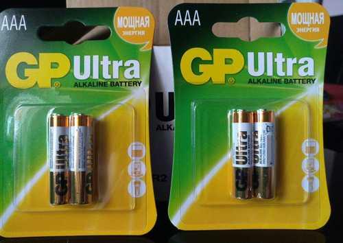 Алкалиновая батарейка 1,5V GP Ultra AAA