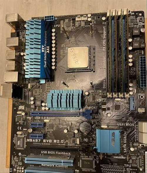 FX8350 + Asus M5A97 Evo r.2 + 12 gb ddr3