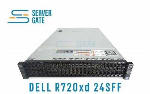 Сервер dell R720xd 24SFF 2x E5-2667v2 128GB