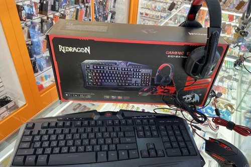 Игровой набор 4 в 1 Redragon S101-BA Новый