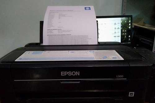 Продаётся б/у цветной принтер Epson L300
