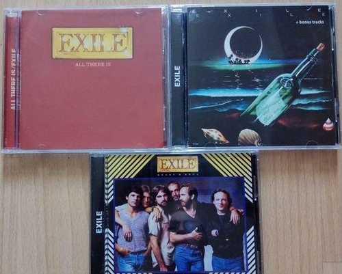 Exile - 3 x CD album (одним лотом) новые
