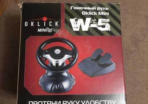 Гоночный руль oklick mini w-5